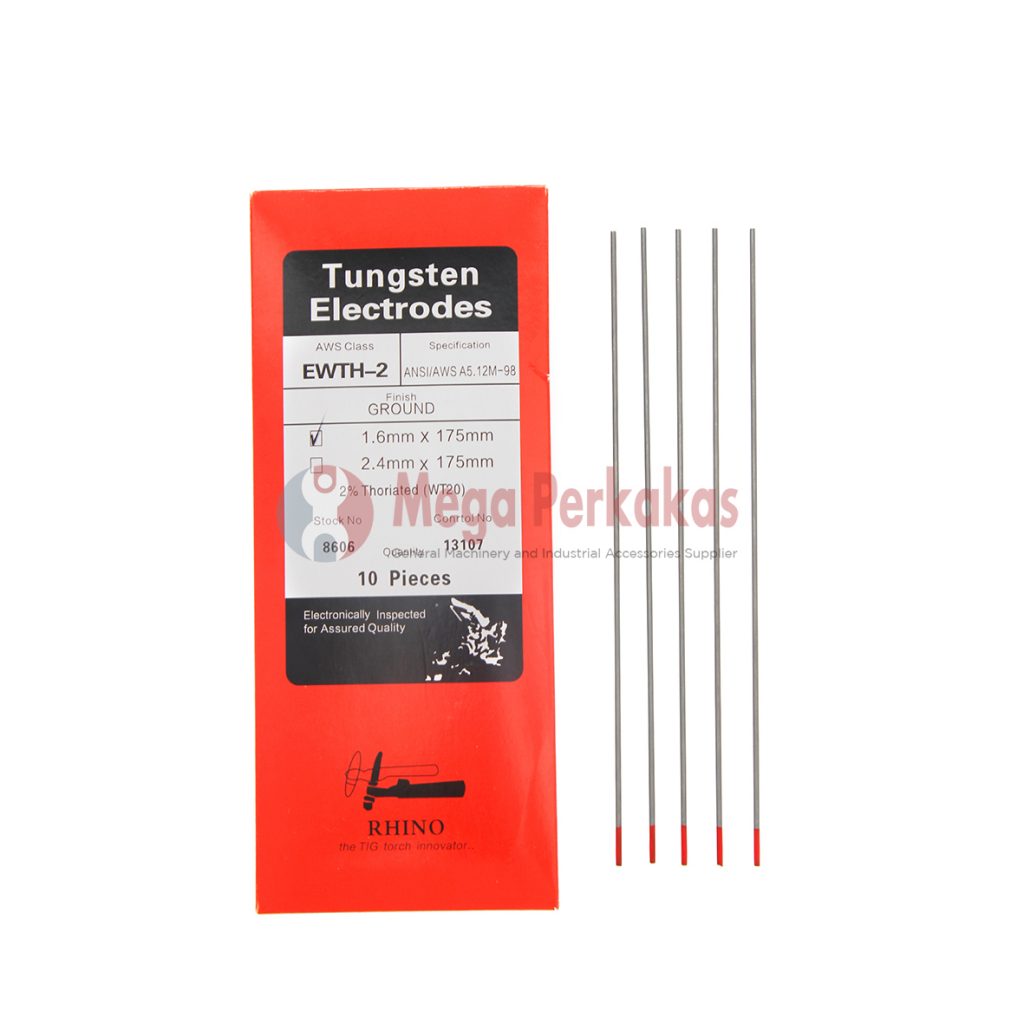 TUNGSTEN ELECTRODE “USA” 1,6 mm – Mega Perkakas Abadi